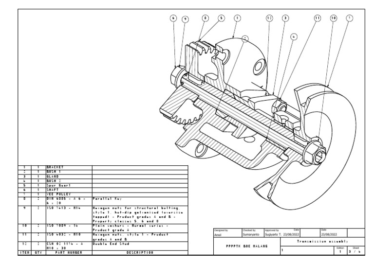 3. gambar rakitan 3d | PDF