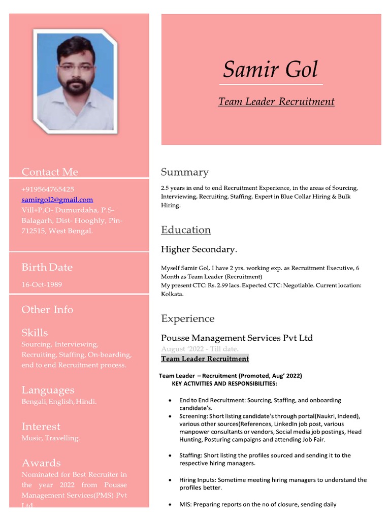 Samir Gol_CV-2-2 | PDF