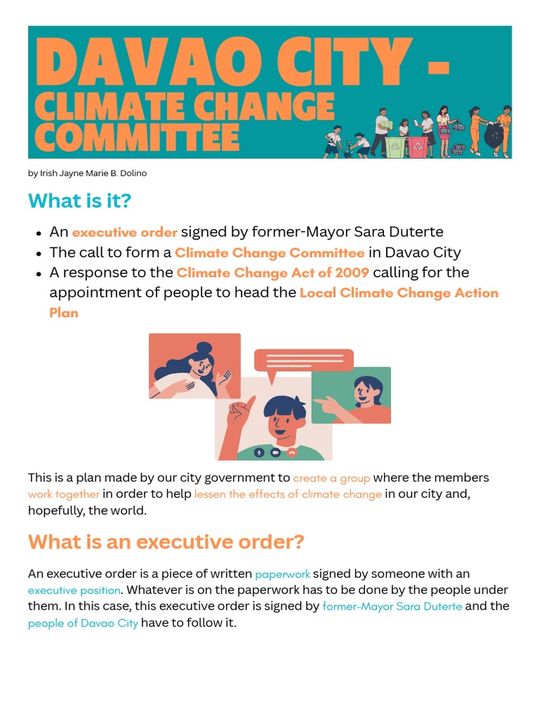 Policy Brief On Davao City Ordinance | PDF | Climate Change | Earth