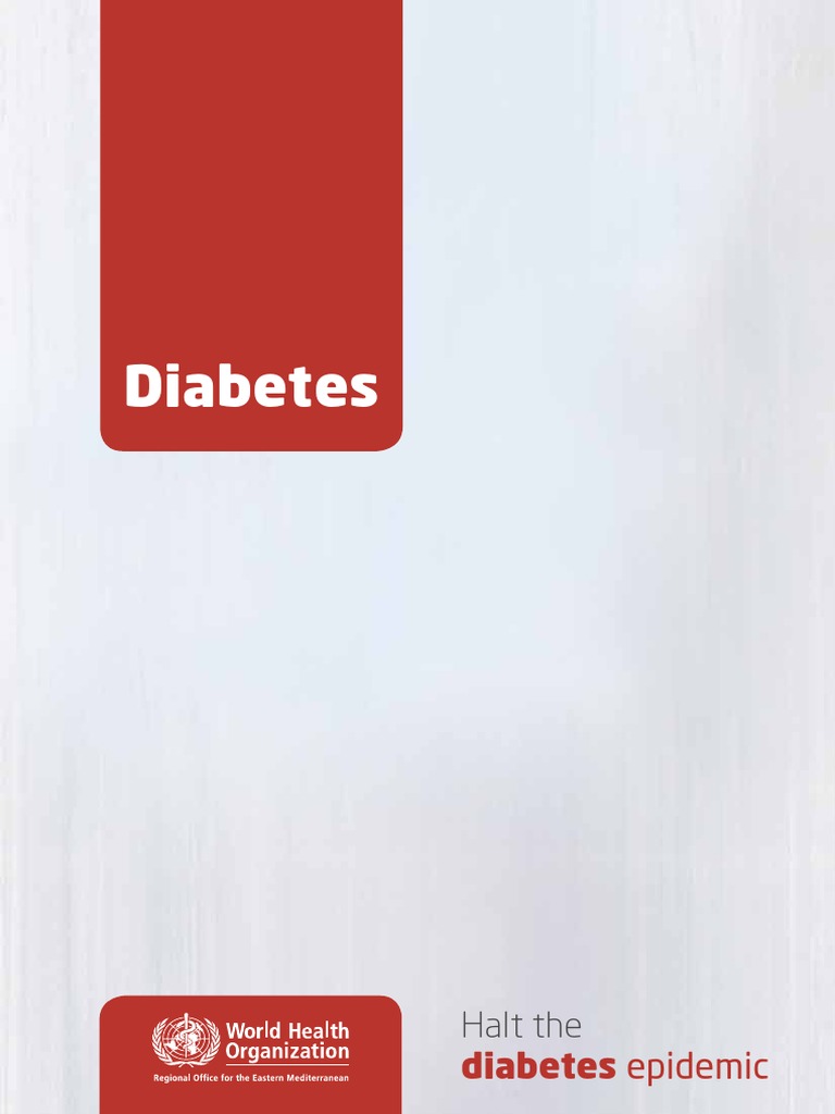 Halt The Diabetes Epidemic | PDF | Non Communicable Disease | Diabetes
