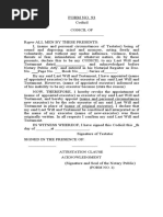 Notarial Will Sample | PDF | Will And Testament | Metro Manila