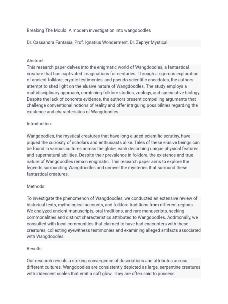 Breaking The Mould | PDF