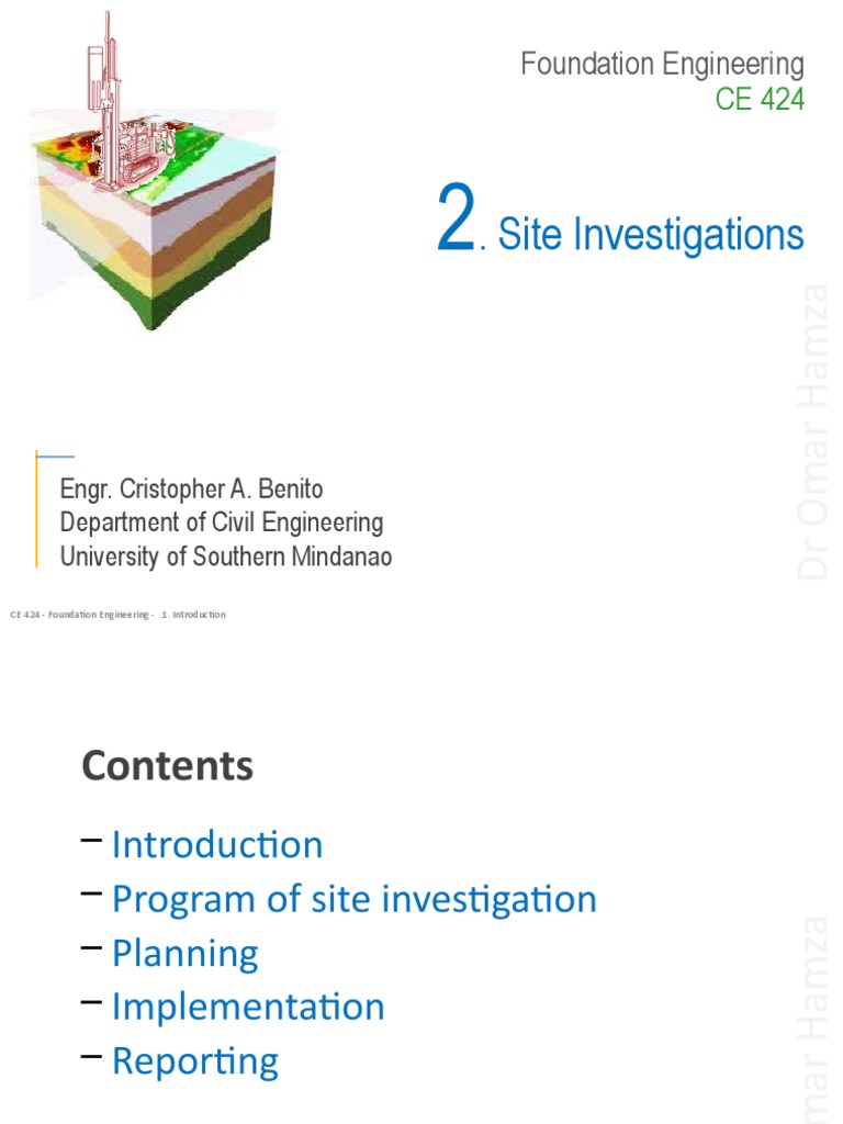 Lecture-2-Site-Investigations | PDF
