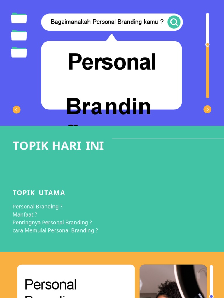Materi 1 PPT Personal Branding | PDF