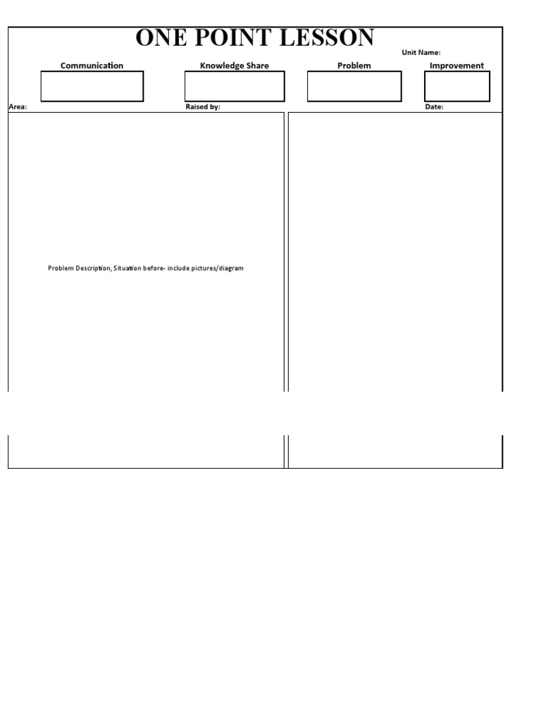 Excel Format - OPL | PDF