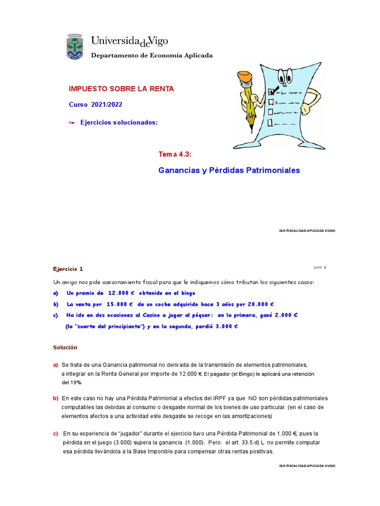 ExResoltos Tema4.3 GPP | PDF | Compartir (Finanzas) | Inversiones