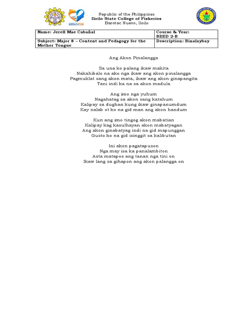 BINALAYBAY | PDF
