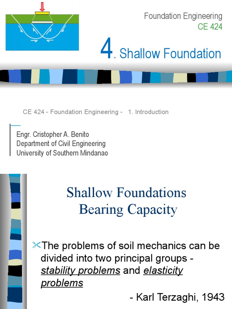 Lecture 4 Design of Shallow Foundation | PDF | Geotechnical Engineering ...