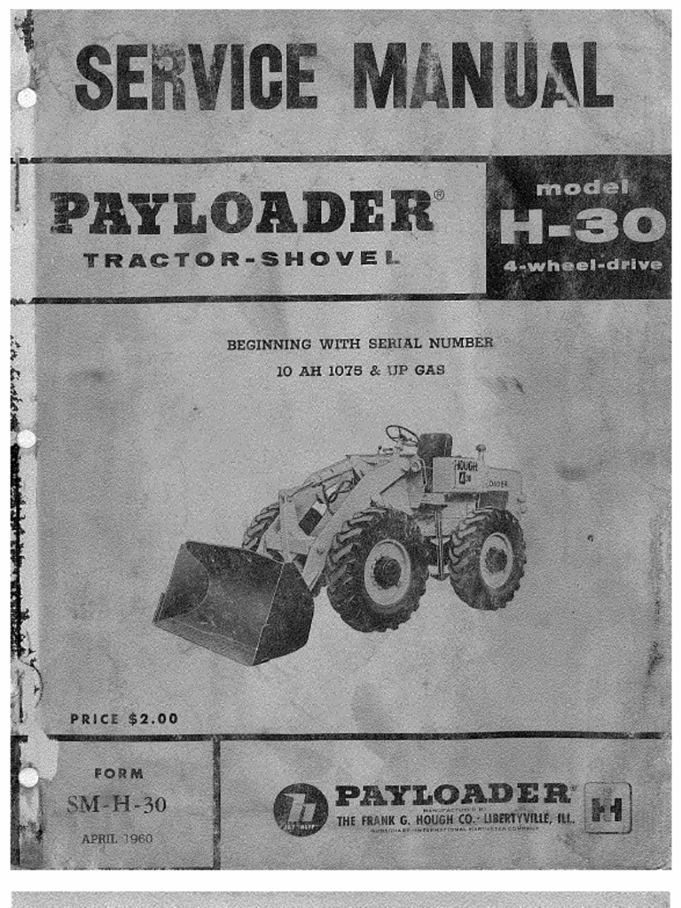 Hough H30 Wheel Loader SVC | PDF