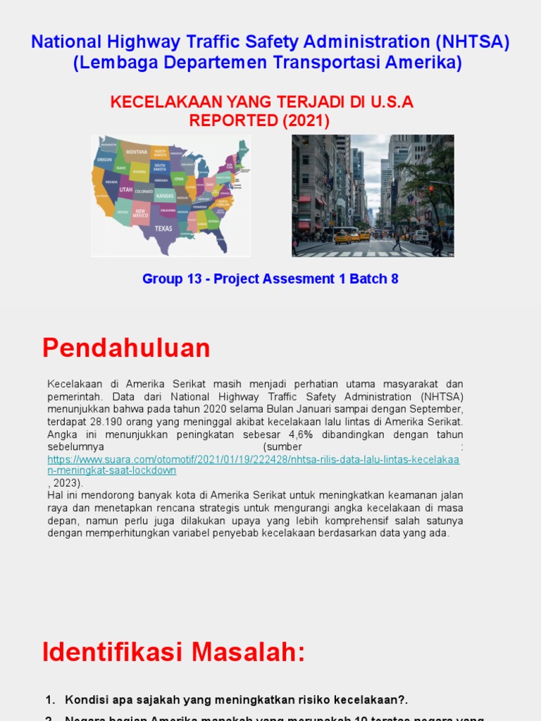 2021 NHTSA Accidents Report | PDF