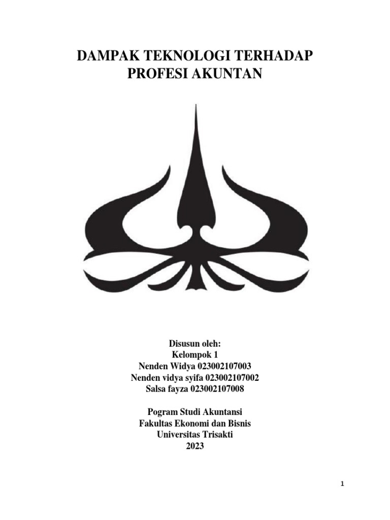 Paper Tia Dampak Teknologi Terhadap Profesi Akuntan | PDF