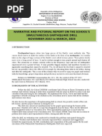 1st Quarter NSED - NARRATIVE REPORT - PAKU NATIONAL HIGH SCHOOL | PDF ...