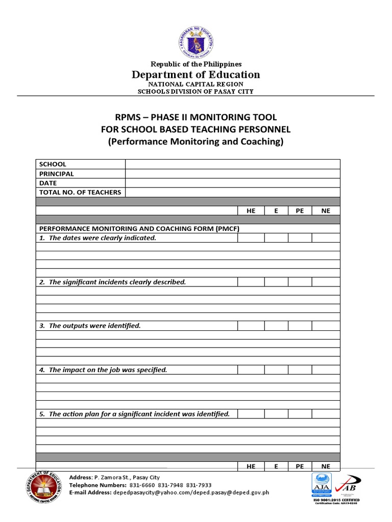 RPMS Monitoring Tool Phase 2 | PDF