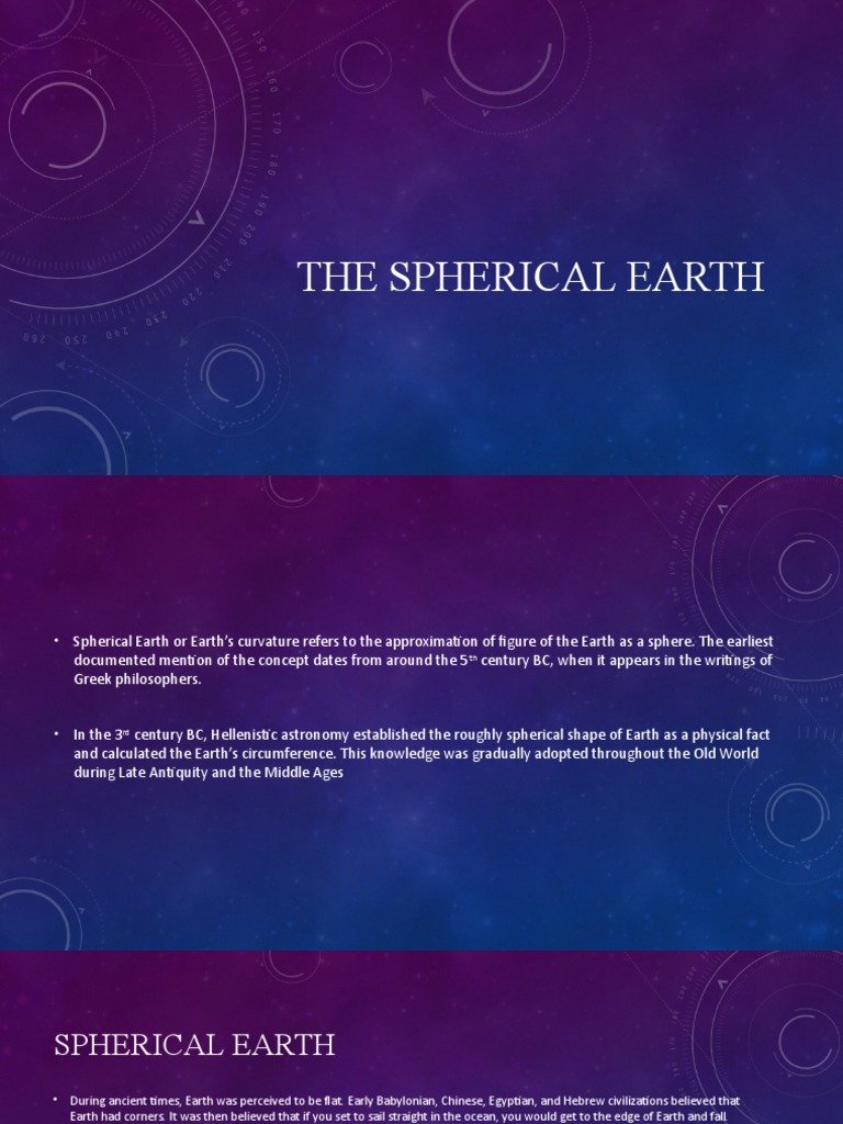 The Spherical Earth | PDF | Astronomy | Physical Sciences