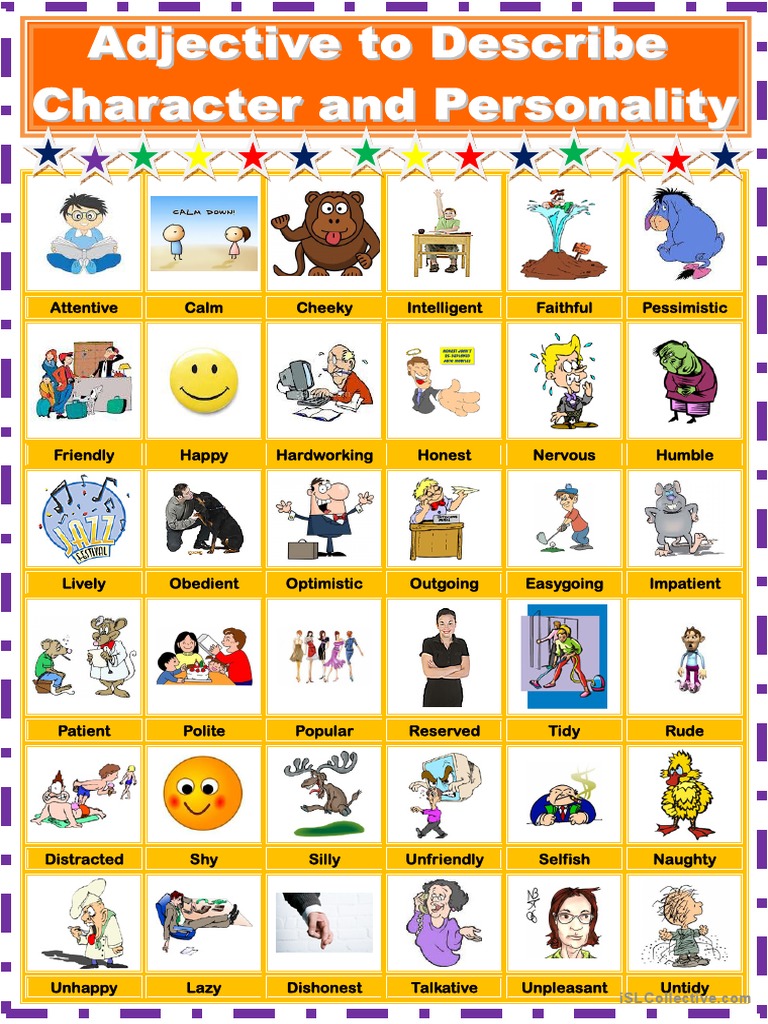 Adjective To Describe Personality and Character | PDF