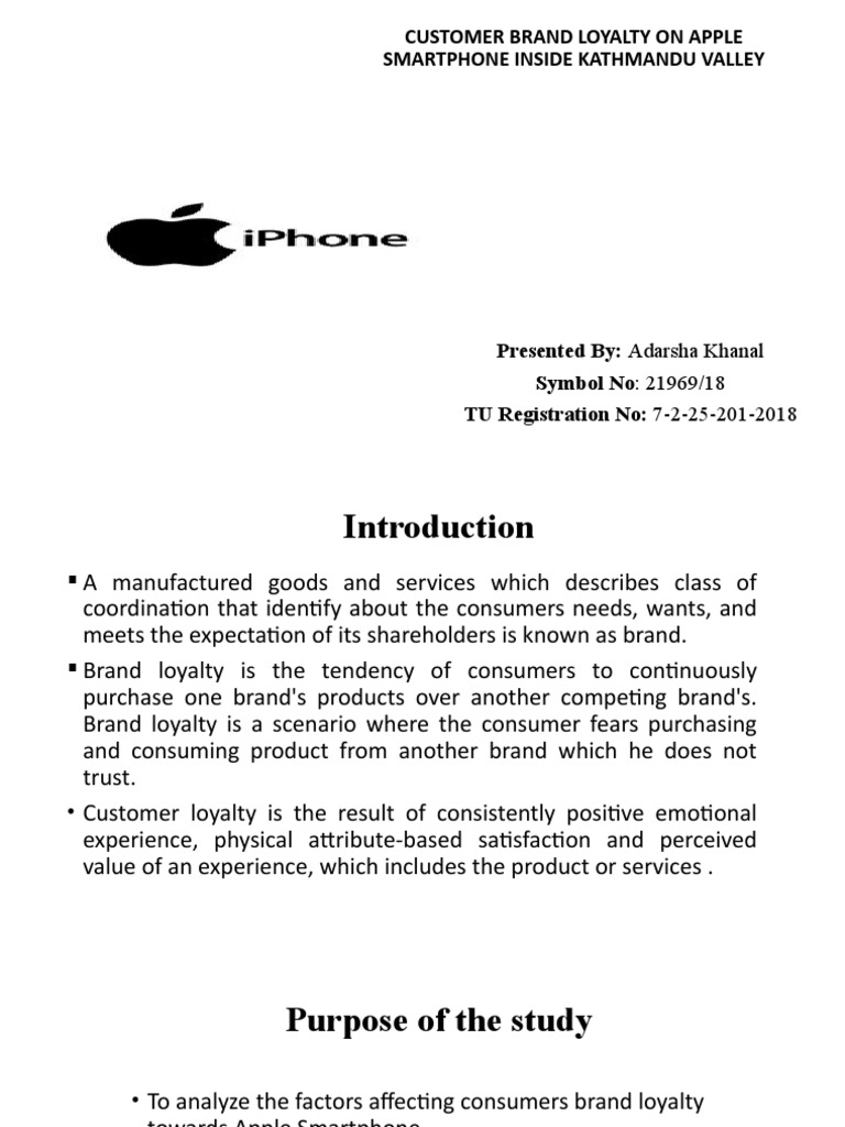PRESENTATION OF Apple | PDF