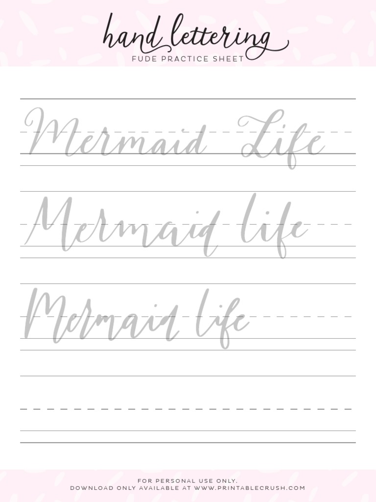 Lettering Exercises | PDF