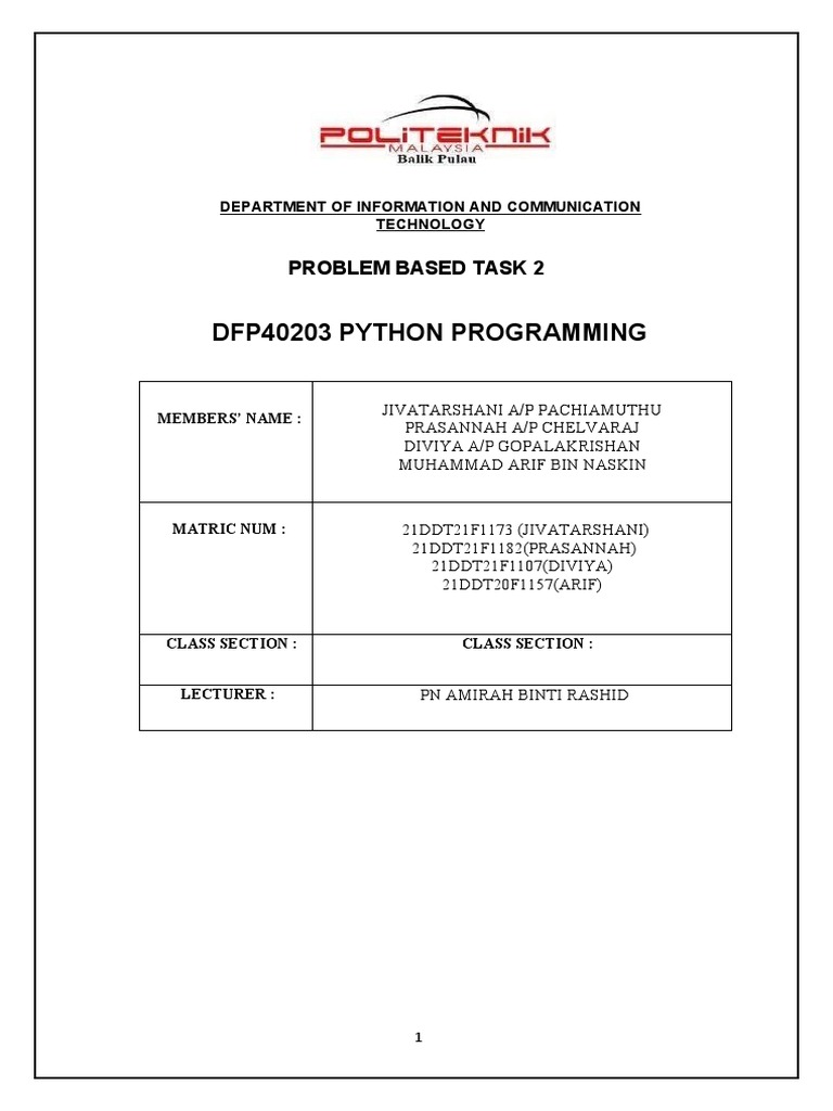 PBT 2 | PDF