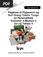 Pagbasa PPT Week3 3RDQ | PDF
