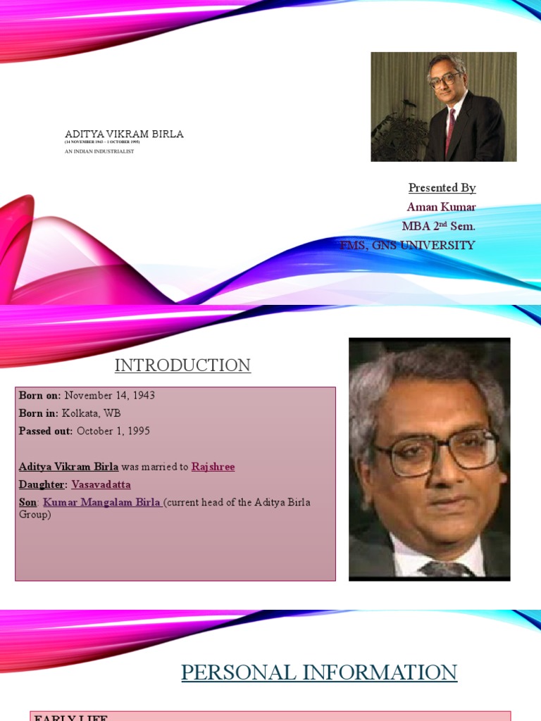 Aditya Vikram Birla | PDF