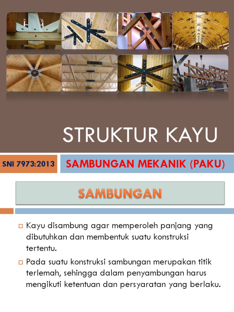 Struktur Kayu Pertemuan 11 | PDF