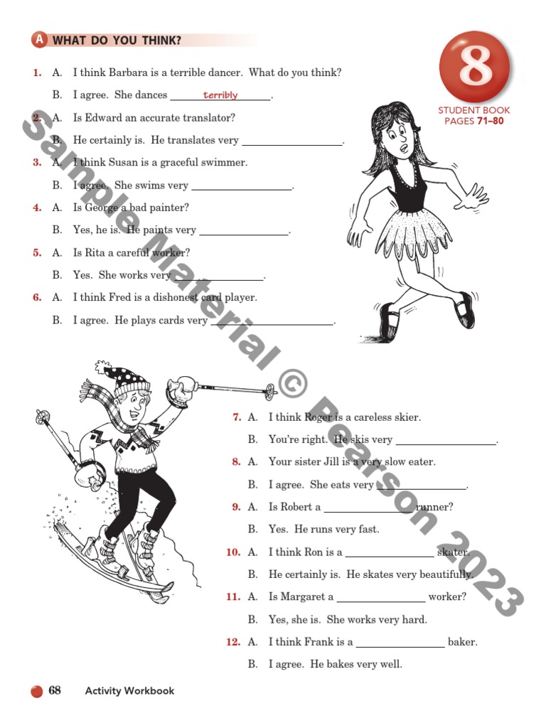 Side by Side Plus L2 U8 - Activity Workbook | PDF