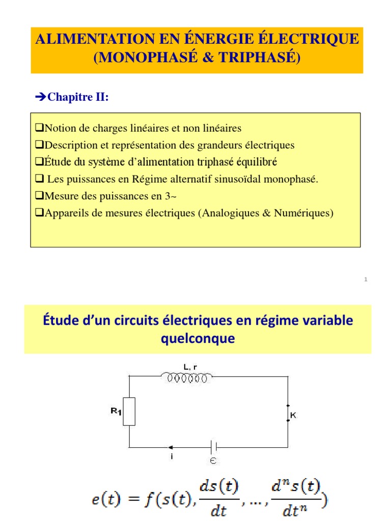 Chap02 Mesures Electriques&Installations | PDF