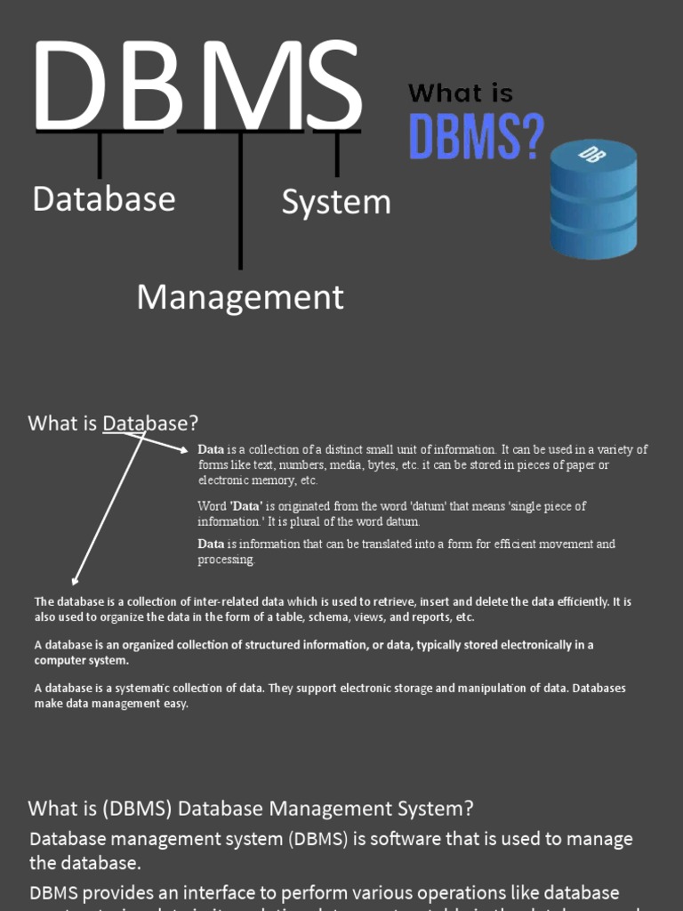 Database Management | PDF | Databases | Sql