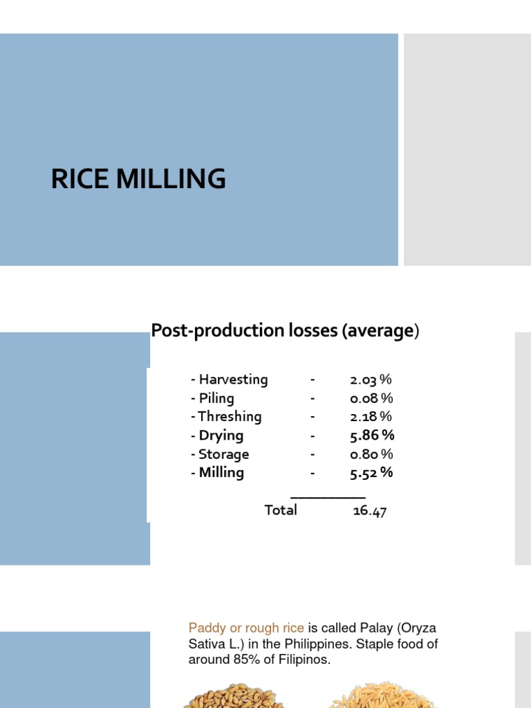 Rice Milling | PDF