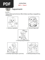 Filipino Grade3 Activity Sheets | PDF