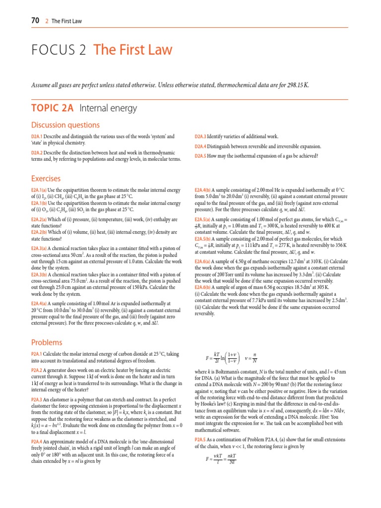 Chapter 2 problems | PDF
