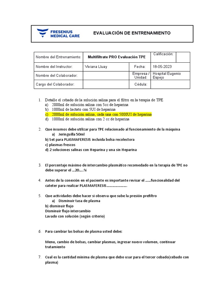 Multifiltrate Pro Tpe Eugenio Espejo Final Uci | PDF | Medicina ...