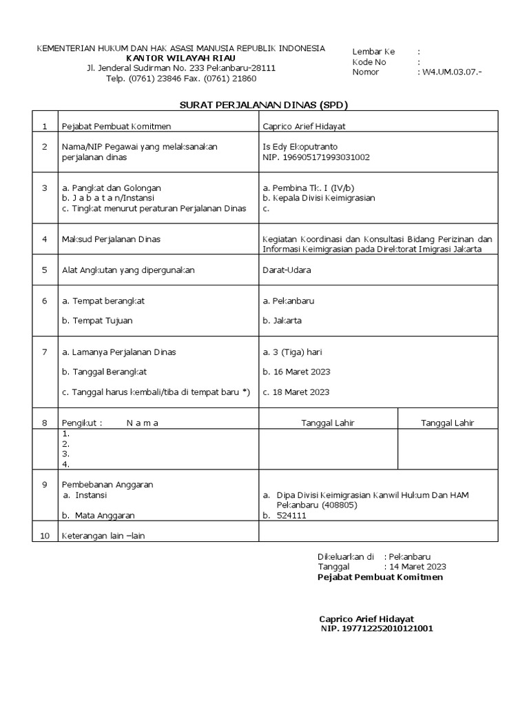 SPD-Lembar-Depan-2023 | PDF