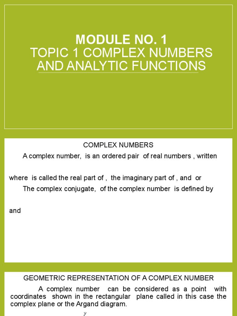 MODULE NO. 1 | PDF