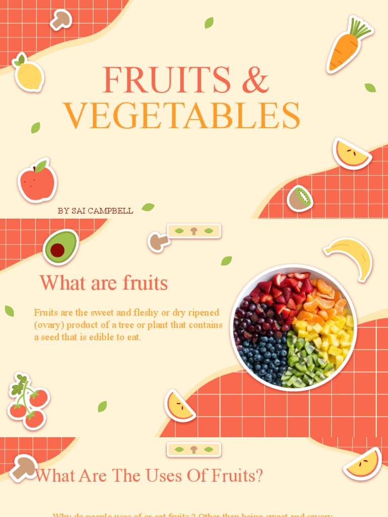 Fruits & Vegetables | PDF | Fruit | Vegetables