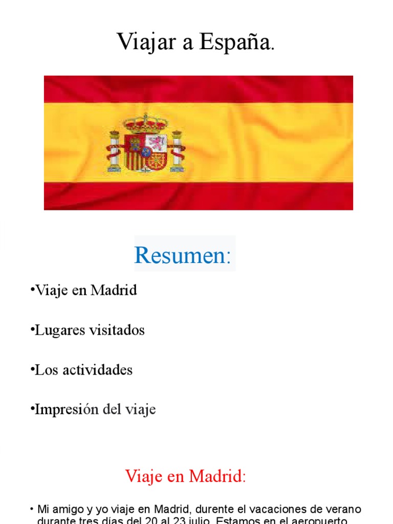 Viajar A España | PDF