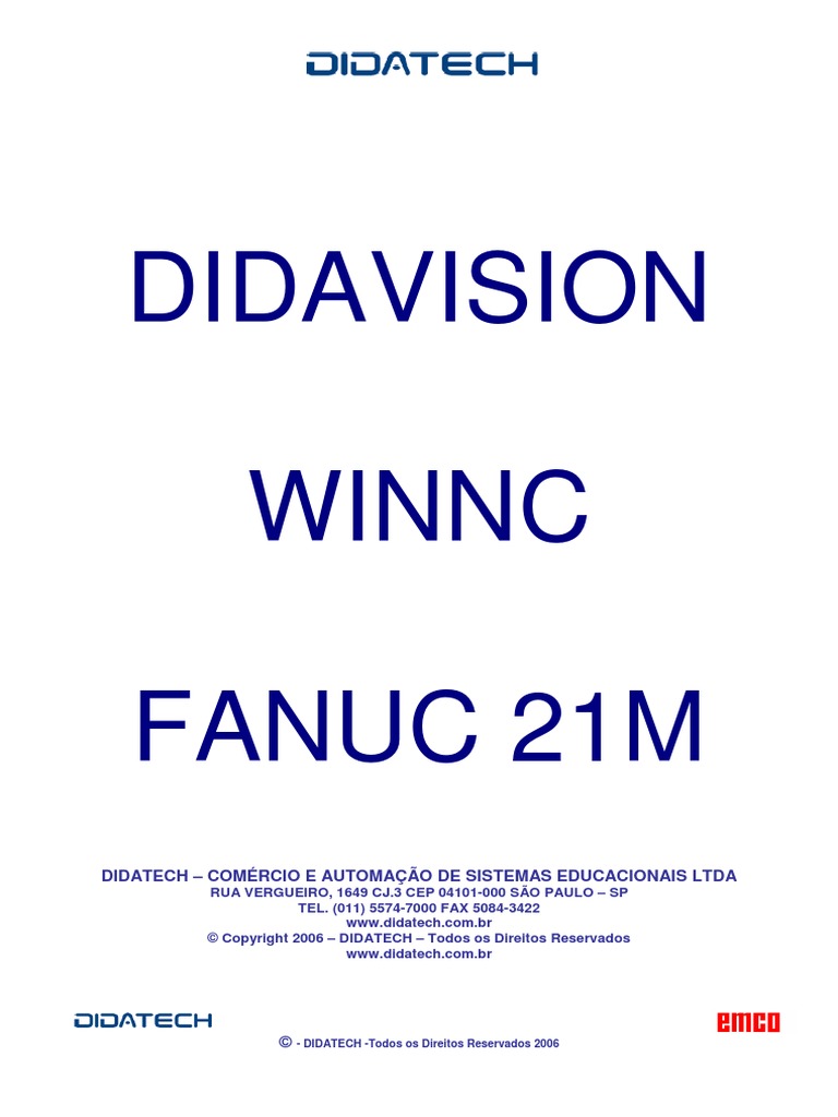 DIDAVISION WINNC FANUC21M Concept MILL105 | PDF
