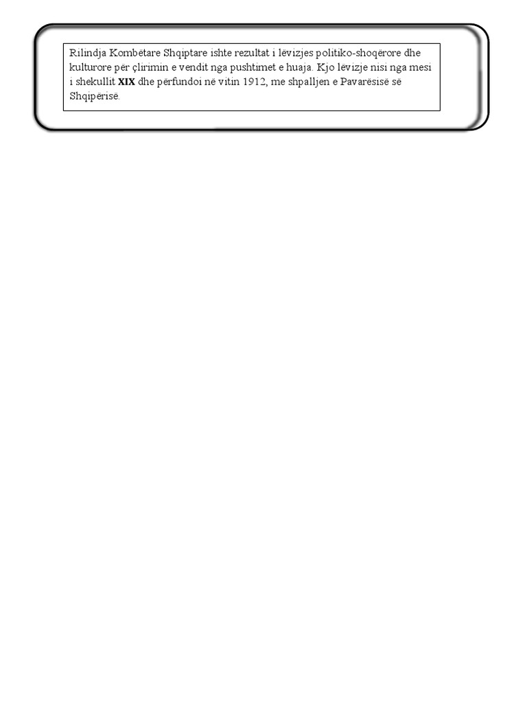 Faqe 1 Rilindja Shqiptare | PDF