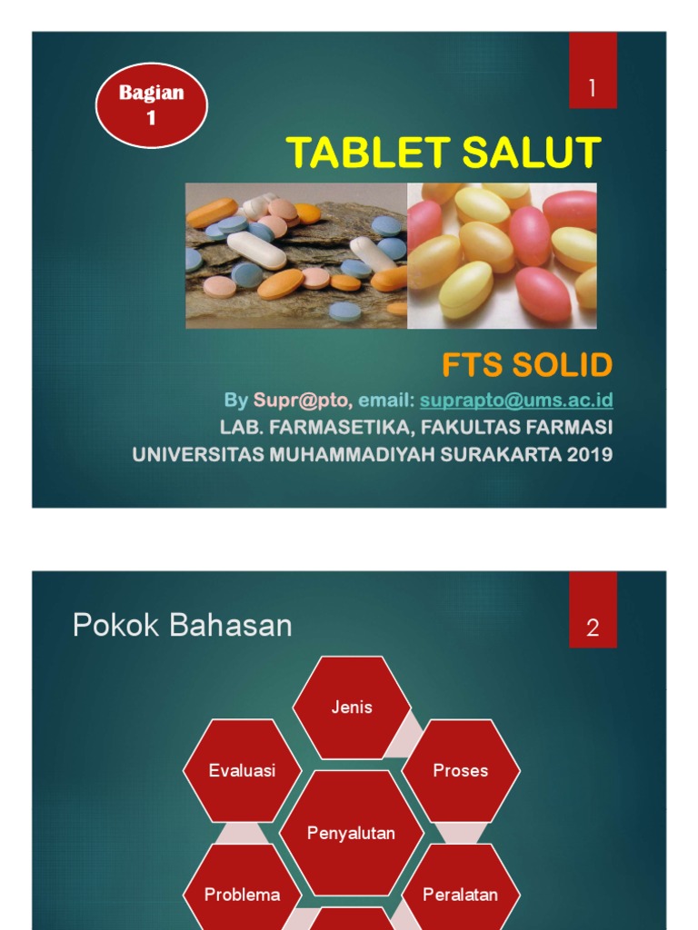 Tablet Salut 1 2019 | PDF | Pharmacology | Drugs