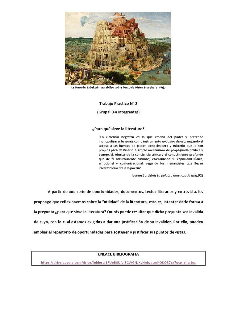 Para Que Sirve La Literaura | PDF