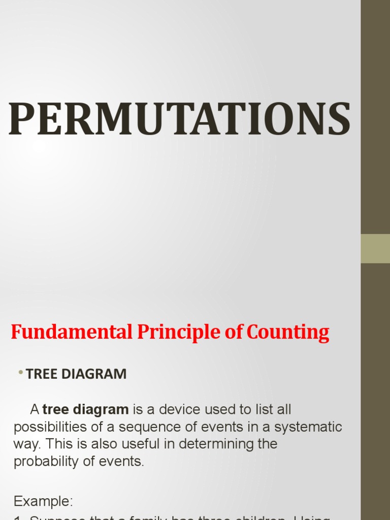 Permutations | PDF