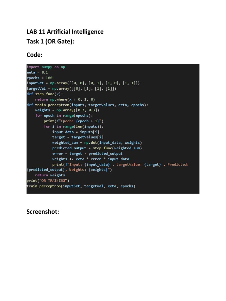20F 0179,20F 0118 - Ai Lab 11 | PDF