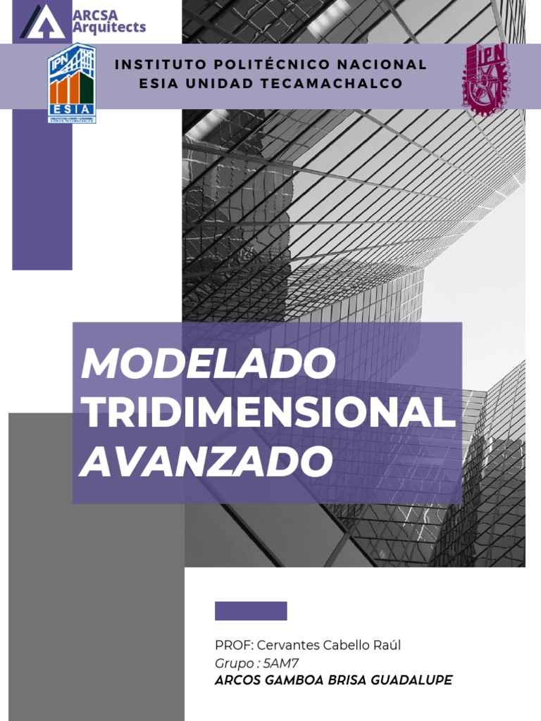 Modelado Tridimensional Avanzado | PDF