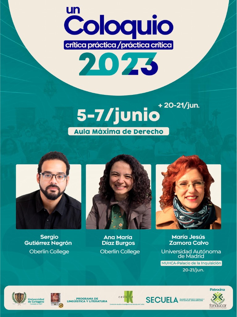Programa Académico Un Coloquio 2023 | PDF