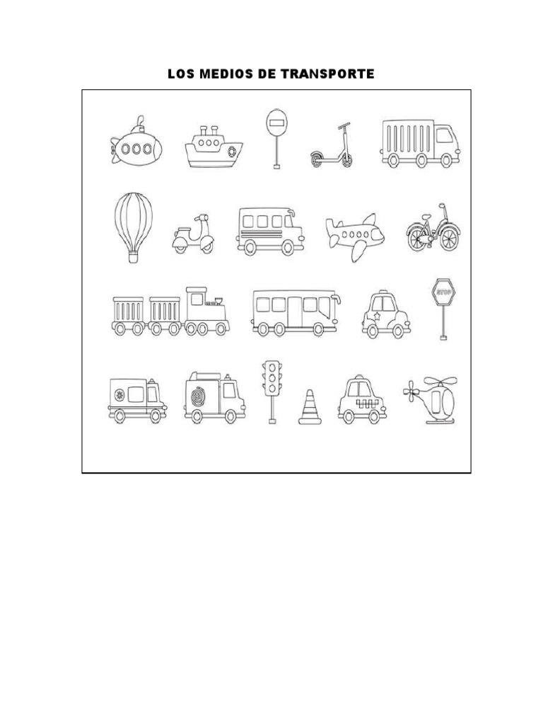 LOS MEDIOS DE TRANSPORTE | PDF