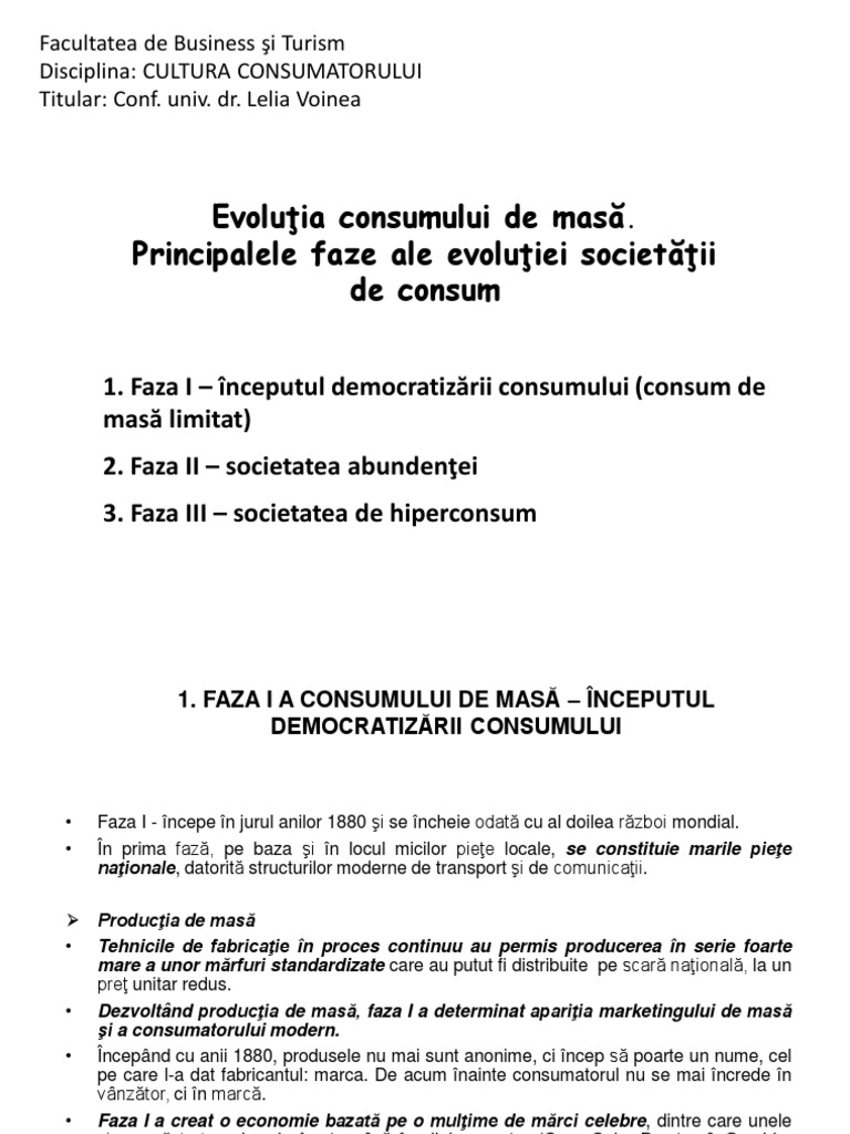 Tema 2_Societatea de Consum | PDF