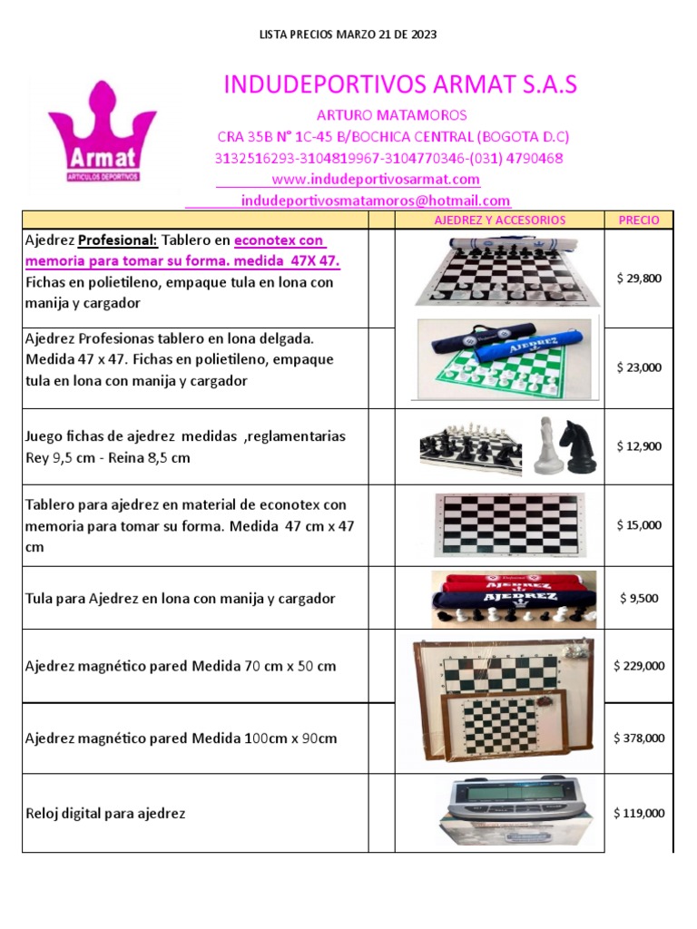 Lista de Precios Armat | PDF | Juegos de habilidad física | Juegos de pelota