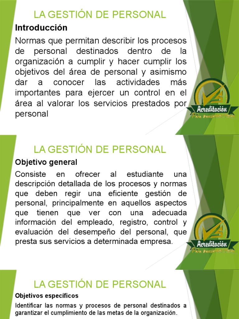 La Gestion de Personal (1) | PDF