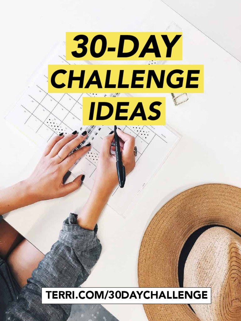 30 Day Challenge Ideas Pdf