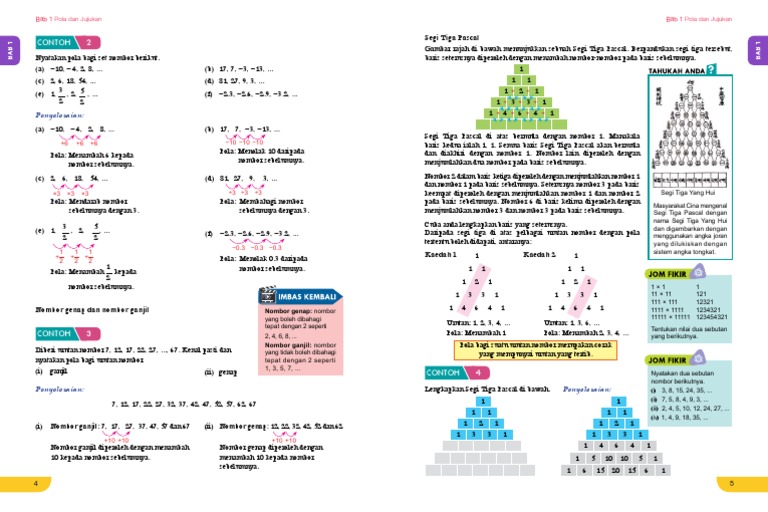 Bab 1 Pola Dan Jujukan ms3 | PDF